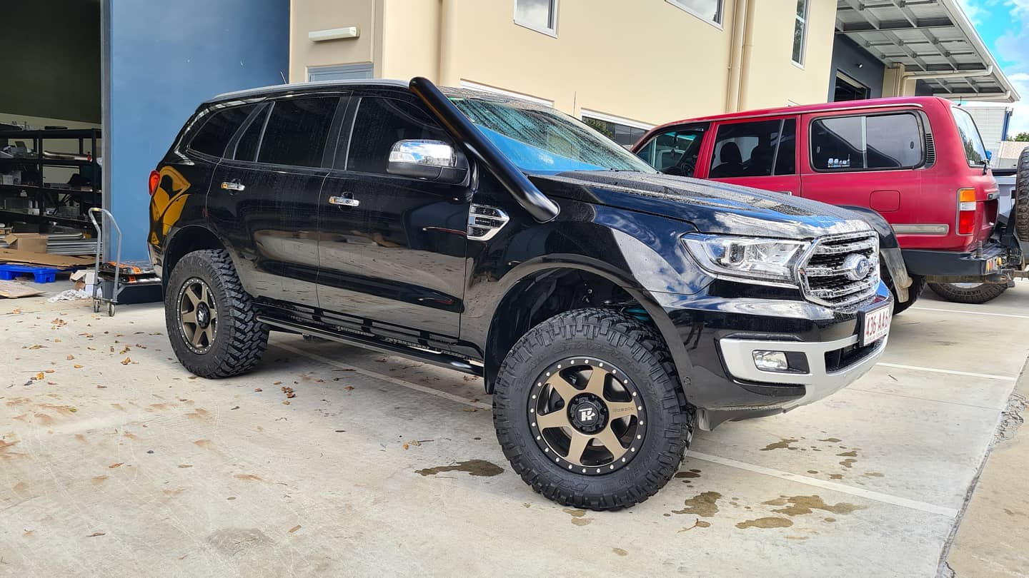 Ford Everest 4″ Stainless Steel Snorkel Kit (SHORT) – Ramped up 4x4