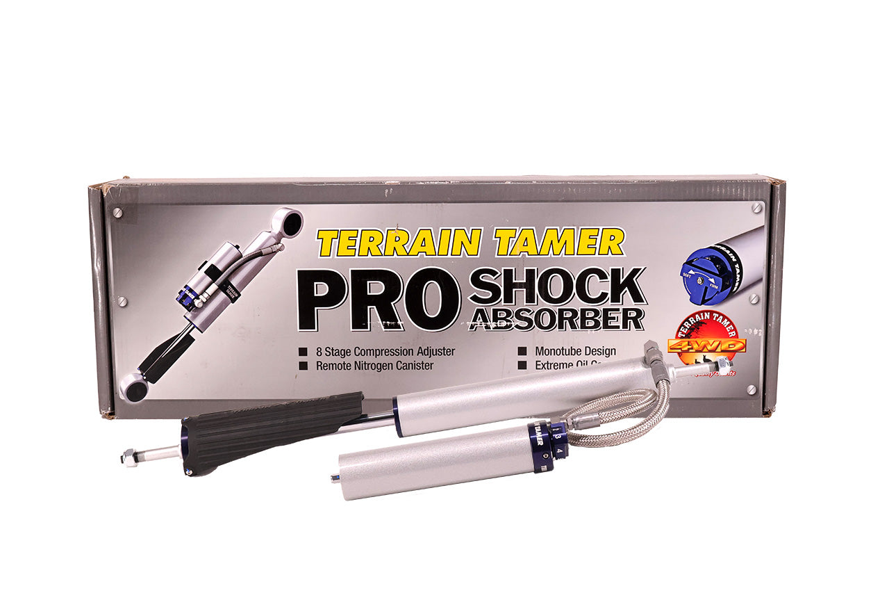 SHOCK ABSORBER FRT PAIR REMOTE RES 8 STAGE ADJUST 50MM LIFT - TPS0036 ...