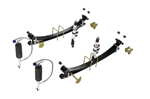 SUSP.KIT INC FRONT STRUT ASSY.SHOCKS BUSHES PIN KITS U BOLTS - KUN25 ...