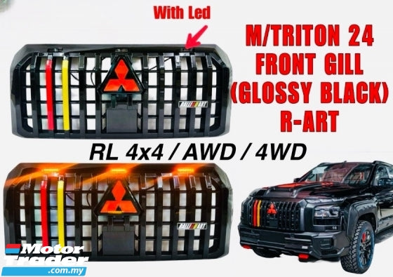 Mitsubishi MV Triton 2024+ front led grill – Ramped up 4x4
