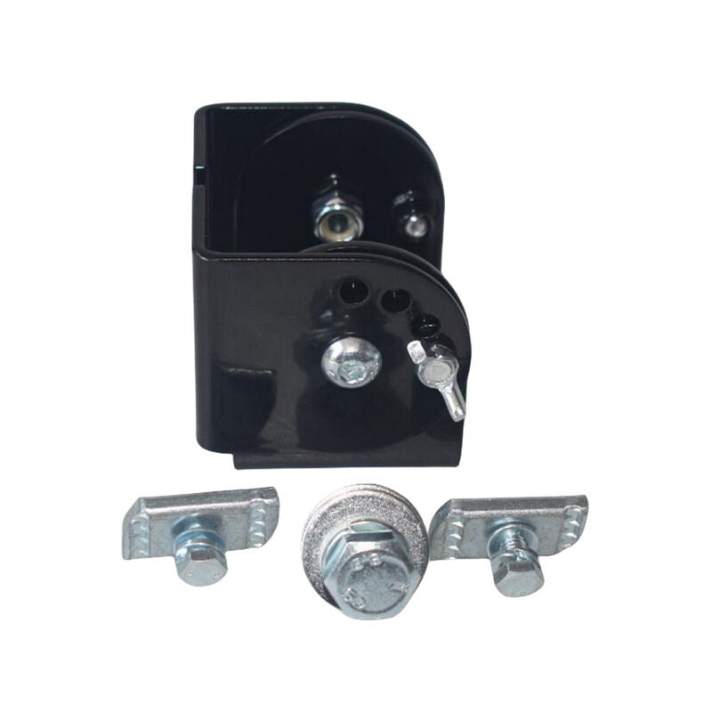 Black Aerial Antenna Mount Bracket w/17mm Hole 4 Positions Folding Bra ...