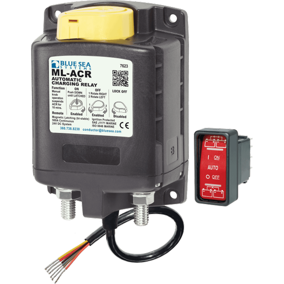 Enerdrive ML-ACR Automatic Charging Relay with Manual Control – 24V DC ...