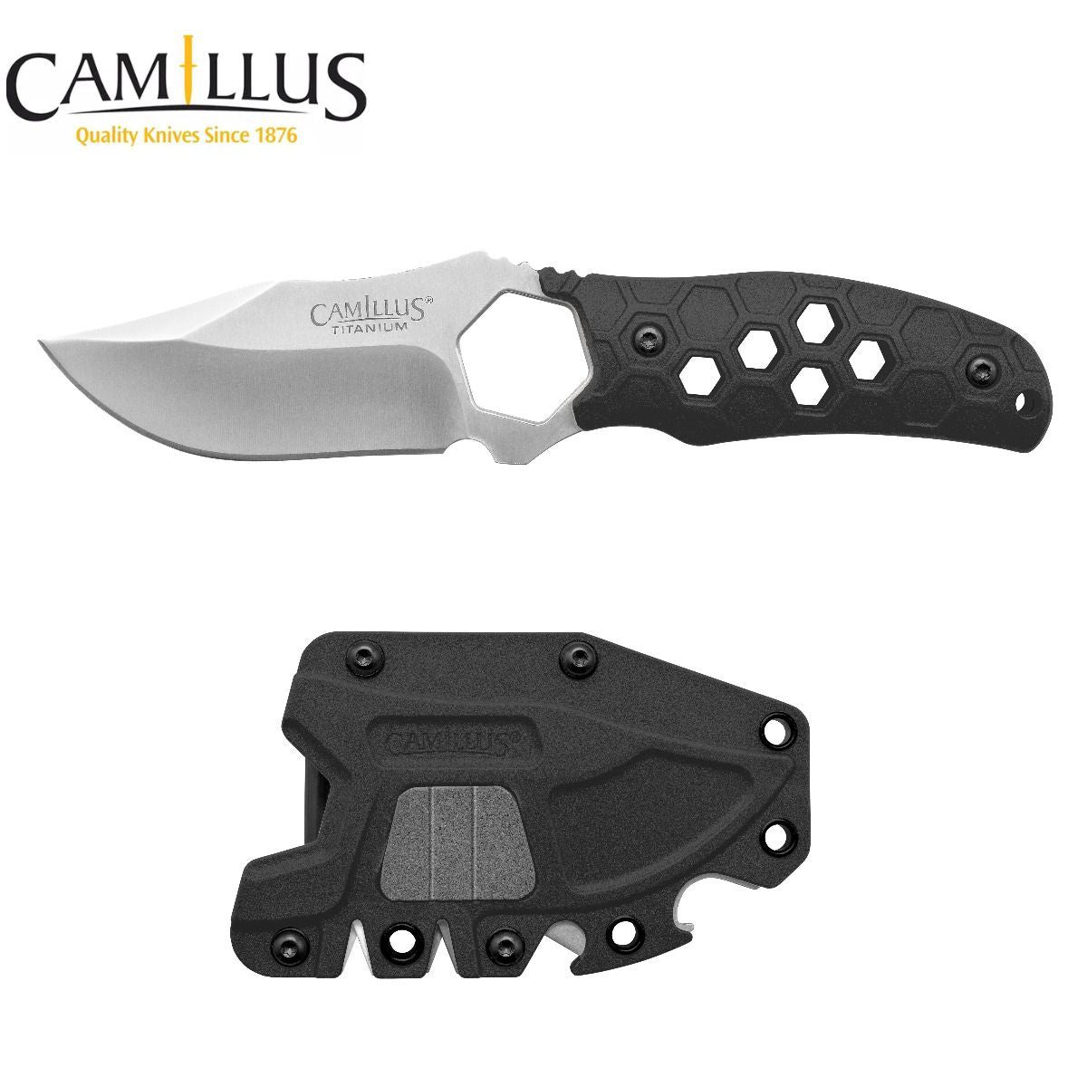 Camillus Comb Fixed Blade Knife – Ramped up 4x4