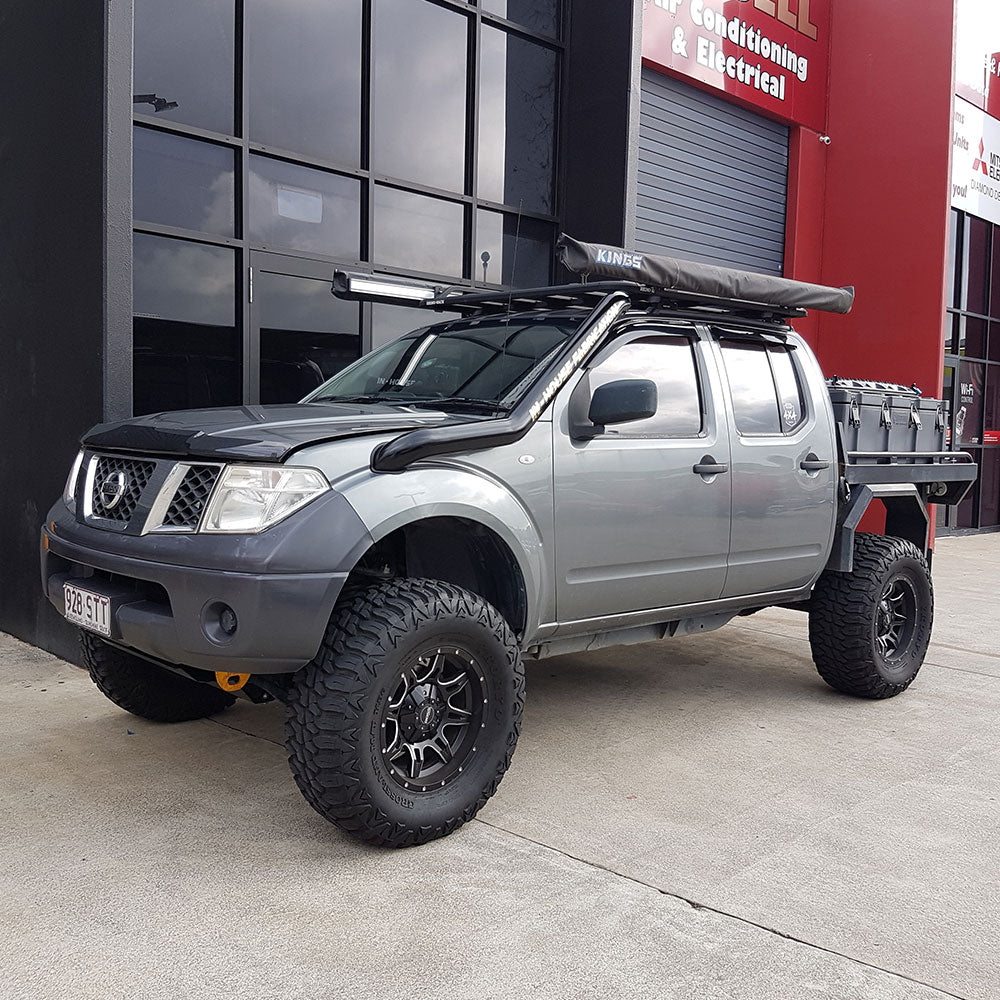 Nissan Navara D40 2.5L 4″ Stainless Steel Snorkel/Airbox Kit – Ramped ...