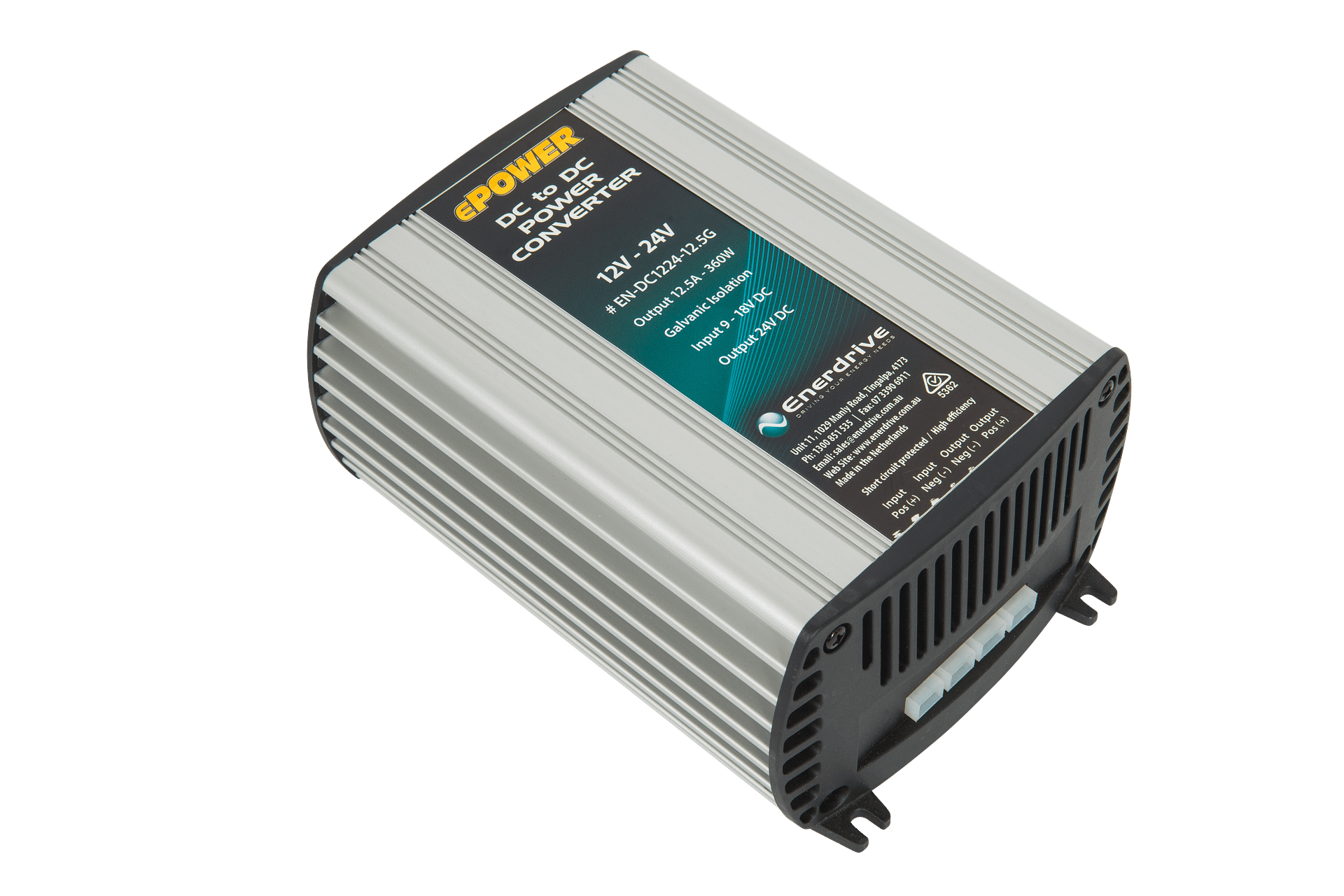 Enerdrive 12V – 24V / 12.5A Gal Iso EN-DC1224-12.5G – Ramped up 4x4