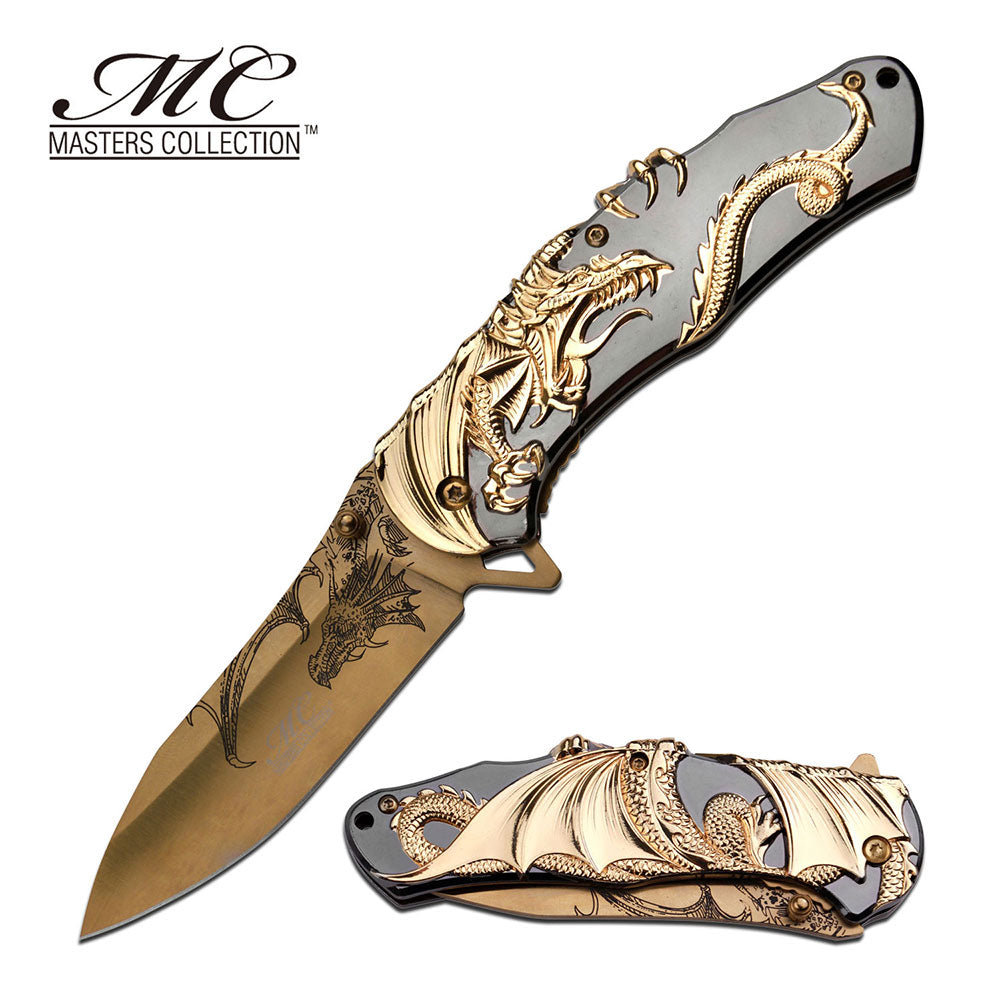 Master Collection Golden Dragon Pocket Knife – Ramped up 4x4