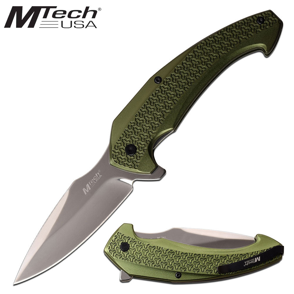 MTech Green Ball Bearing Pivot Pocket Knife – Ramped up 4x4