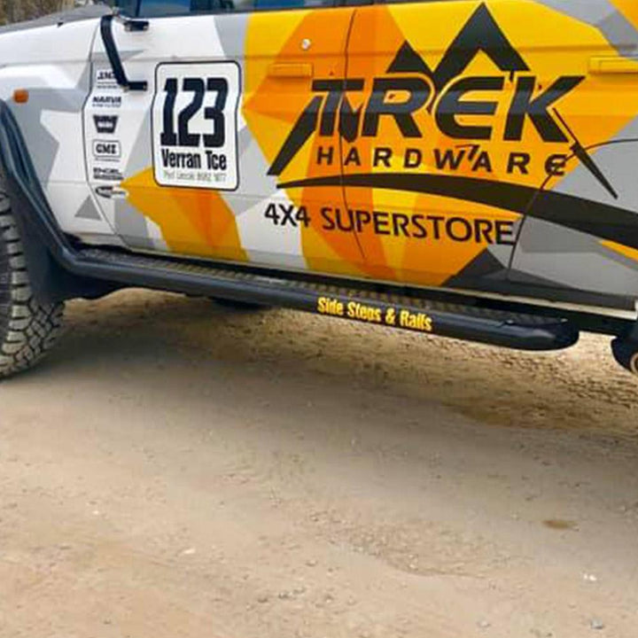Jungle 4x4 SIDE STEPS TOYOTA LANDCRUISER 79 SERIES PJ405-LC79 – Ramped ...