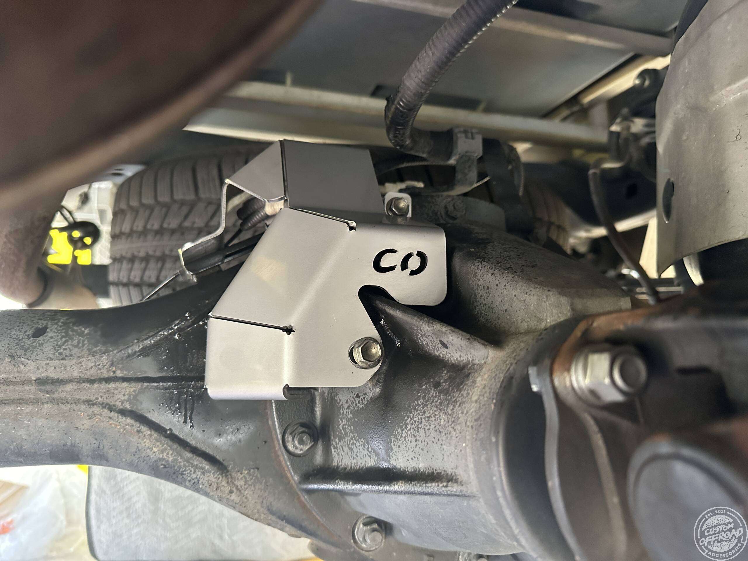 N80 Rear Diff Actuator E-Locker Guard – Ramped up 4x4