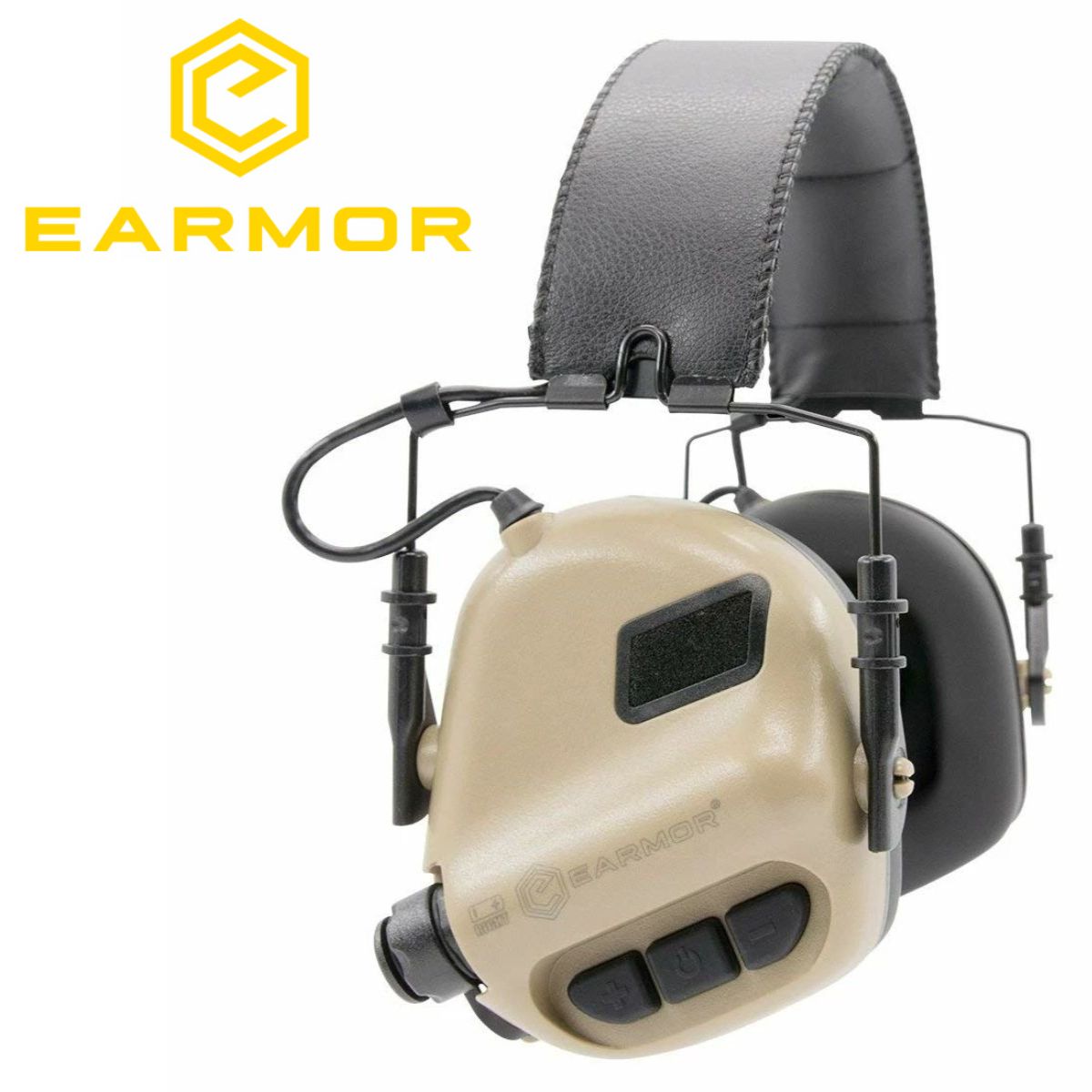Earmor Premium Electronic Shooting Earmuffs M31- Coyote Tan – Ramped up 4x4