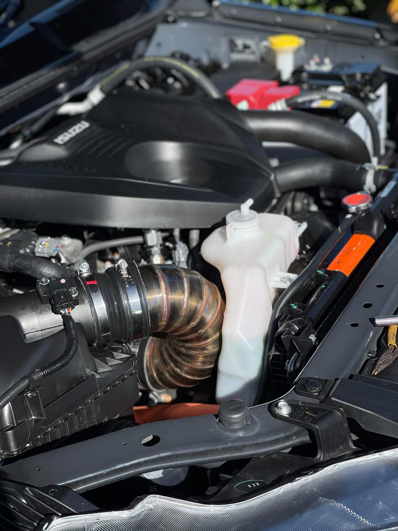 4JJ3 Dmax Intake Pipe – Ramped up 4x4