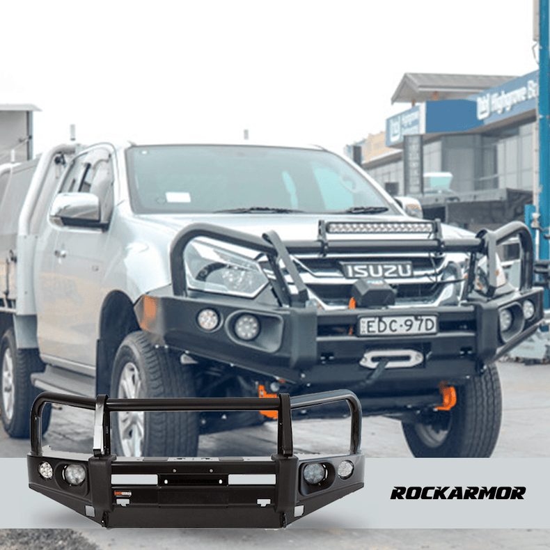 Isuzu DMAX 17+ Elite Rockarmor Bull Bar (Jan 17 - 2020) – Ramped up 4x4