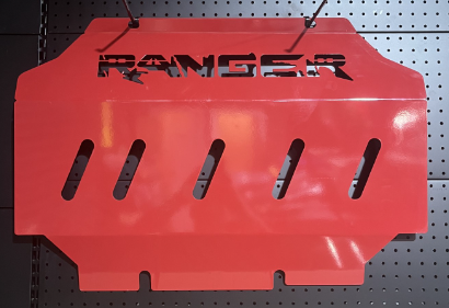 Ford Ranger Red Skid Plate PX1 PX2 Px3 – Ramped up 4x4